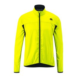 Gonso Herren Fahrradjacke "Serru", gelb, Gr. M, 100% Polyester, Jacken, leichte Herren Windjacke, lockerer Windbreaker, Radjacke