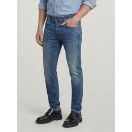 G-Star Raw G-STAR Herren Regular-fit-Jeans "3301 Slim Jeans"vintage medium aged, Gr. 35, Obermaterial: 92% Baumwolle, 7% Elastomultiester, 1% Elasthan, Jeans