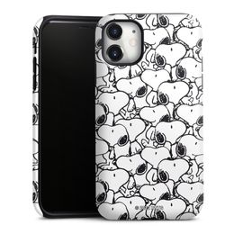 DeinDesign iPhone 11 Handy Panzer Handyh&uuml;lle robuste Outdoor H&uuml;lle Schutzh&uuml;lle gl&auml;nzend Peanuts Snoopy Muster Tough Case