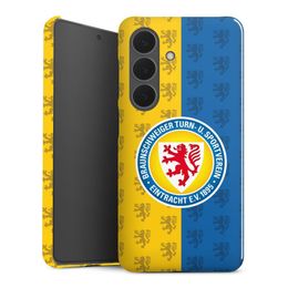 DeinDesign Galaxy S26 Handy Premium Case Smartphone Handyh&uuml;lle Schutzh&uuml;lle gl&auml;nzend Logo Eintracht Braunschweig Official Licensed Product Premium Case
