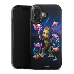 DeinDesign iPhone 17 Handy Silikon H&uuml;lle Case schwarz Handyh&uuml;lle Baby Groot Marvel Guardians Of The Galaxy
