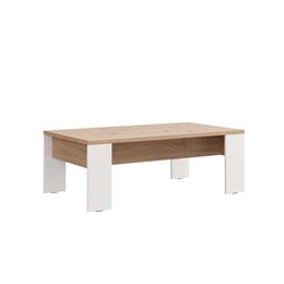 Couchtisch Home Affaire, B:120cm H:42,5cm T:66,5cmopaque wei&szlig;, artisan eiche, wei&szlig;, artisan eiche, artisan eiche, Wohnzimmer, Tische, "Montese,