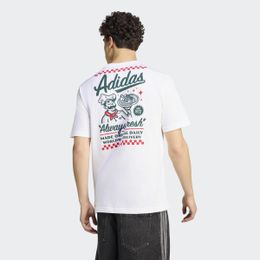 Herren T-Shirt "LOOSE GRAPHIC T", wei&szlig;, Gr. M, adidas originals, Obermaterial: 100% Baumwolle, Shirts, mit Print, ohne Verschluss, aus Baumwolle