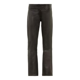 RICANO Damen Lederhose "Lederhose Low Cut 2", schwarz, Gr. XXL, Obermaterial: 100% Lammnappaleder LANA., Hosen, Handgefertigt aus echtem Leder