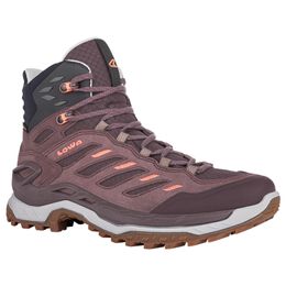 Lowa Damen Wanderschuh "INNOVO GORE-TEX MID WS", Gr. 37,5, lila, Leder, Textil, Schuhe, wasserdicht dank Gore-Tex Membrane