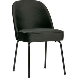 Esszimmerstuhl Woood, B:50cm H:83cm T:57cm, schwarz, Polyester, St&uuml;hle, "Vogue mit bezug und 3D-Muster, B 50 x T 57 x H 83 cm (2er-Set)",