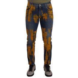 Dolce & Gabbana Paint-Splatter-Jeans Slim Fit