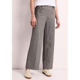 Street One Damen Stoffhoseespresso braun, Gr. 36, unifarben, Stoff, 80% Polyester, 16% Viskose, 4% Elasthan, Hosen, Middle Waist