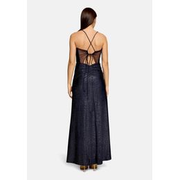 Vera Mont Damen Abendkleid "Damen im Glitzer-Look"dunkelblau, dunkelblau, Gr. 32, Obermaterial: 81% Polyamid, 19% Elasthan. Besatz: 100% Polyamid.