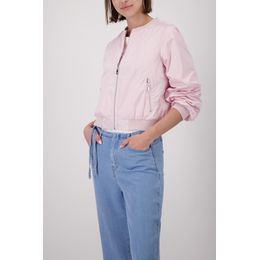 monari Damen Bomberjacke "Jacke Nylon", rosa, Gr. 34, clean, unifarben, Web, Obermaterial: 100% Polyester. Futter: 100% Polyester, Jacken, mit