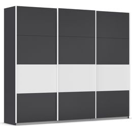 Kleiderschrank OTTO HOME, B:271cm H:229cm T:62cm, grau, Holzwerkstoff, Kinderzimmer, Schr&auml;nke, "Mehrzweckschrank Aktenschrank M&ouml;bel Mietswohnung