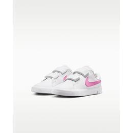 Nike Sportswear M&auml;dchen Sneaker "Tennis Essential (PS)", Gr. 33,5, pink, Synthetik, Schuhe, Klettschuh