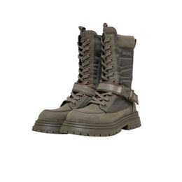 Buffalo Damen Stiefel "Buffalo LENNOX COM HI", Gr. 38khaki, unifarben, Schuhe