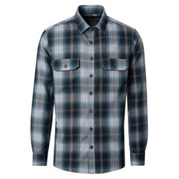 Casamoda Herren Hemdjacke "Casamoda Hemdjacke kariert", gr&uuml;n, Gr. M, 100% Baumwolle, Jacken