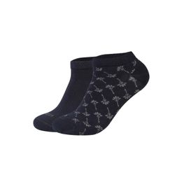JOOP! JOOP Herren Sneakersocken "Socken Premium Essential Iconic Sneaker 2P 2er Pack", Gr. 39, blau, Obermaterial: 70% Baumwolle CO. 28% Polyester PES. 2%