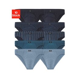 H.I.S. H.I.S Herren Slip "M&auml;nner Unterhose", Gr. 3, blau, Jersey, Obermaterial: 95% Baumwolle, 5% Elasthan, unifarben, Unterhosen, in bedruckter