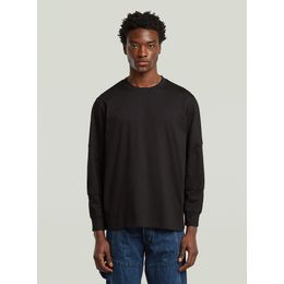 G-Star Raw G-STAR Herren T-Shirt "Constructed Loose T-Shirt", schwarz, Gr. S, Obermaterial: 100% Baumwolle, Shirts