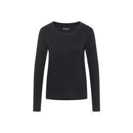 Mustang Damen Longsleeve "Longsleeve Style Elly 1er Pack", schwarz, Gr. M, Obermaterial: 100% Baumwolle CO., Shirts