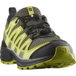 Salomon Kinder Wanderschuh "XA PRO V8", Gr. 39, gr&uuml;n, Synthetik, Textil, Schuhe, f&uuml;r Kinder & Jugendliche