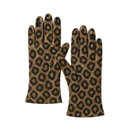 Damen Abendhandschuhe "Leo", braun, Collezione Alessandro, Viskose, Handschuhe