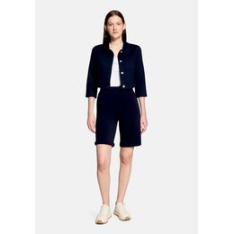 Betty Barclay Damen Jackenblazer "Damen mit 3/4 Arm", blau, Gr. 38, Denim/Jeans, Obermaterial: 71% Baumwolle, 26% Polyester, 3% Elasthan, Blazer,