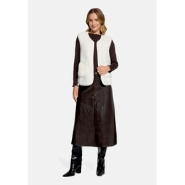Cartoon Damen Maxirock "Damen unifarben"dunkelbraun, Gr. 42, Obermaterial: 50% Polyurethan, 50% Polyester, R&ouml;cke