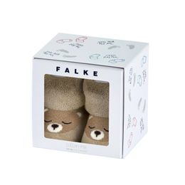 Falke M&auml;dchen Socken "Baby Bear", beige, Gr. 50, glatt, Obermaterial: 79% Baumwolle CO. 17% Polyamid PA. 2% Viskose CV. 2% Elasthan EL., Socken