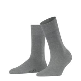 Falke Damen Socken "Sensitive New York", Gr. 35, grau, Obermaterial: 40% Lyocell CLY. 40% Polyester PES. 19% Polyamid PA. 1% Elasthan EL., glatt,