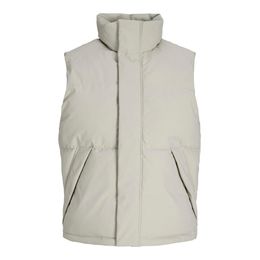 Jack & Jones JACK & JONES Herren Steppweste "JJESOHO BODYWARMER AW26 SN"dove, Gr. S, unifarben, Web, Obermaterial: 100% Polyester, Westen, Kunstfaser, mit