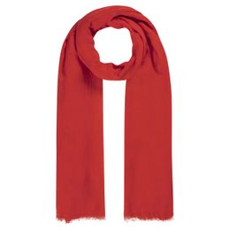 Codello Damen Modetuch "Codello Schal", rot, uni, Obermaterial: 100% sonstige Fasern AF., Modet&uuml;cher, Hauchfein