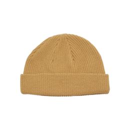 Karl Kani Herren Beanie "Karl Kani Karl Kani Woven Signature Essential Fisherman Beanie", beige, Kunstfaser, M&uuml;tzen