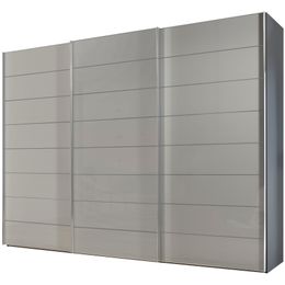 Schwebet&uuml;renschrank STAUD, B:280cm H:222cm T:68cm, silber, Holzwerkstoff, Schr&auml;nke, "Sonate Como, Made in Germany", Mit vier verschiedenen