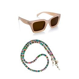 MARC LAUDER Jungen Sonnenbrille "LA13-03", beige, Sonnenbrillen, 3: dunkles Glas, starke Sonneneinstrahlung