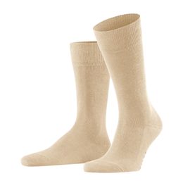 Falke Damen Socken "Family", Gr. 39, beige, Obermaterial: 92% Baumwolle CO. 7% Polyamid PA. 1% Elasthan EL., glatt, Socken