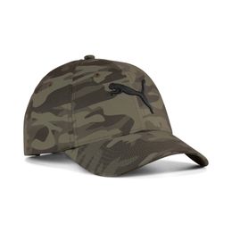 Puma Flex Cap "Essentials Elevated Bedruckte Baseball-Cap Erwachsene", gr&uuml;n, tarnfarben, Futter Vorderteil: 100% Polyester, Caps