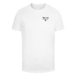 MisterTee Herren T-Shirt "MisterTee The Art Of Mornings Tee", wei&szlig;, Gr. M, bedruckt, 100% Baumwolle, Shirts
