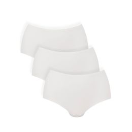 Damen High-Waist-Slip "Essential", ANITA SINCE 1886, Gr. L, wei&szlig;, Stoff, Obermaterial: 80% Polyamid, 20% Elasthan, clean, unifarben, Unterhosen,