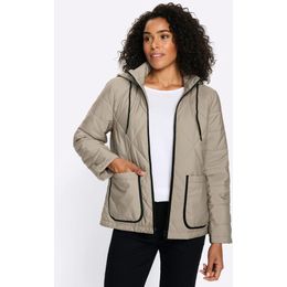 Classic Basics Damen Steppjacke, beige, Gr. 56, unifarben, 100% Polyester, Wattierung:100% Polyester, Jacken