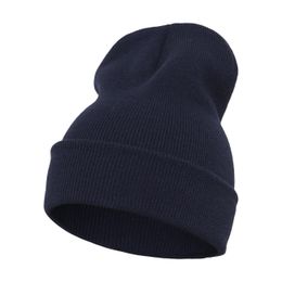 Flexfit Herren Beanie "Flexfit Unisex Heavyweight Long Beanie", blau, Kunstfaser, M&uuml;tzen