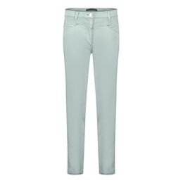 Betty Barclay Damen Stoffhose "Damen Slim Fit"chinois gr&uuml;n, Gr. 34, Obermaterial: 64% Baumwolle, 33% Polyester, 3% Elasthan, Hosen, Passenabtrennung