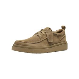 Clarks Herren Schn&uuml;rschuh "Clarks Halbschuhe Veloursleder", Gr. 41, braun, Veloursleder, Schuhe