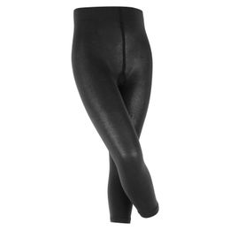 Falke M&auml;dchen Feinstrumpfleggings "Cotton Touch", schwarz, Gr. 134, Obermaterial: 55% Baumwolle CO. 37% Polyamid PA. 8% Elasthan EL., Strumpfhosen