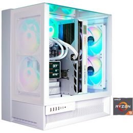 Cougar Gaming-PC "OmnyX", Microsoft Windows 11 Home (64 Bit), 64 GB RAM 2.000 GB SSD, wei&szlig;, Desktop-PCs, Windows 11, DDR5 RAM, Wasserk&uuml;hlung