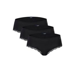 JOOP! JOOP Damen Panty "Panty Multipack 3er Pack", Gr. M, schwarz, Obermaterial: 95% Baumwolle CO. 5% Elasthan EL., Unterhosen