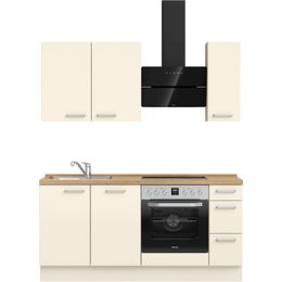 K&uuml;chenzeile Nobilia, B:180,3cm H:216,6cm T:60cm, wei&szlig;, Komplettk&uuml;chen-Sets, ""Touch II", NEU: individuell anpassbar mit gratis Profi-Beratung",