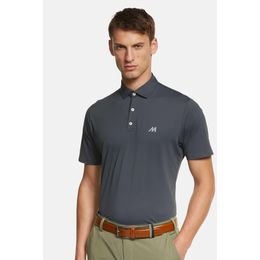 MEYER Herren T-Shirt "Tiger", grau, Gr. M, unifarben, 90% Polyamid, 10% Elasthan, Shirts, mit UV-Schutz, aus der Golf Serie
