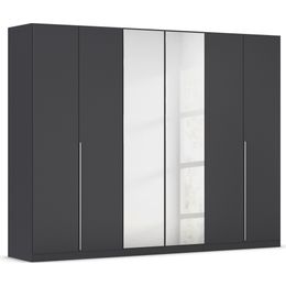 Dreht&uuml;renschrank OTTO HOME, B:271cm H:210cm T:54cm, grau, Holzwerkstoff, Schr&auml;nke, "Kleiderschrank Schrank Garderobe AGORDO mit Dekor- oder