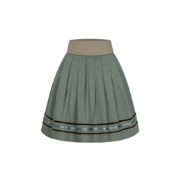 N&uuml;bler N&Uuml;BLER Damen Dirndl "Trachtenrock Giulia", gr&uuml;n, Gr. 38, Obermaterial: 100% Baumwolle CO., Kleider