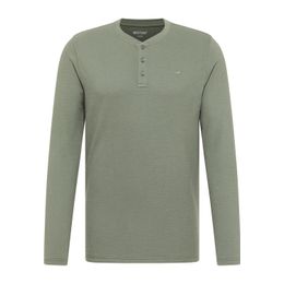 Mustang Herren Langarmshirt "Herren Style Atchison", gr&uuml;n, Gr. S, Jersey, 100% Baumwolle, Shirts
