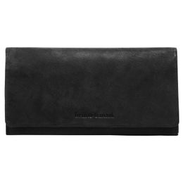 Bruno Banani Damen Geldb&ouml;rse, schwarz, Leder, Kleinlederwaren, echt Leder
